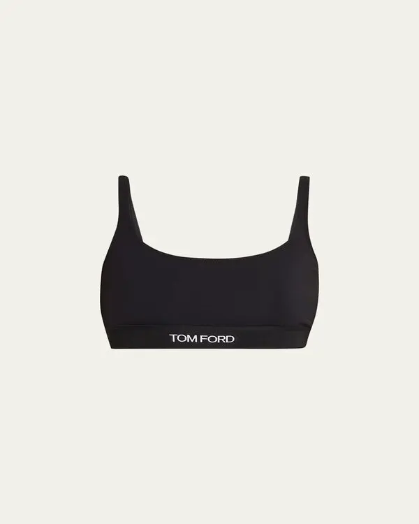 TOM FORD Logo Band Jersey Bralette