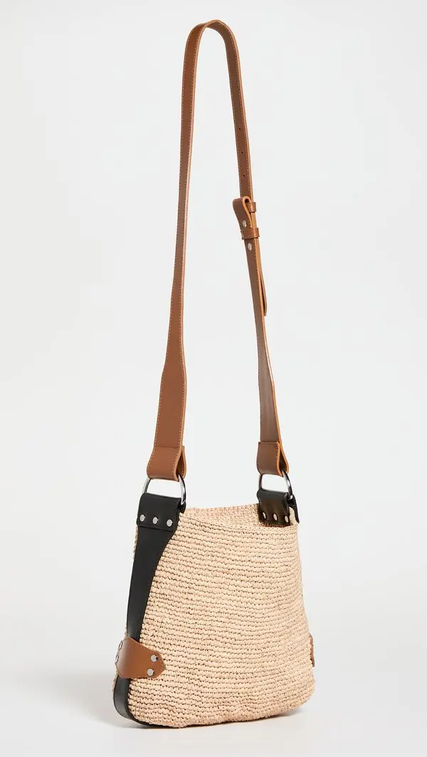 Isabel Marant Étoile Mini Bayia Hobo Bag - Natural/cognac