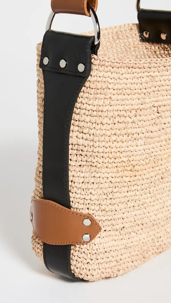 Isabel Marant Étoile Mini Bayia Hobo Bag - Natural/cognac