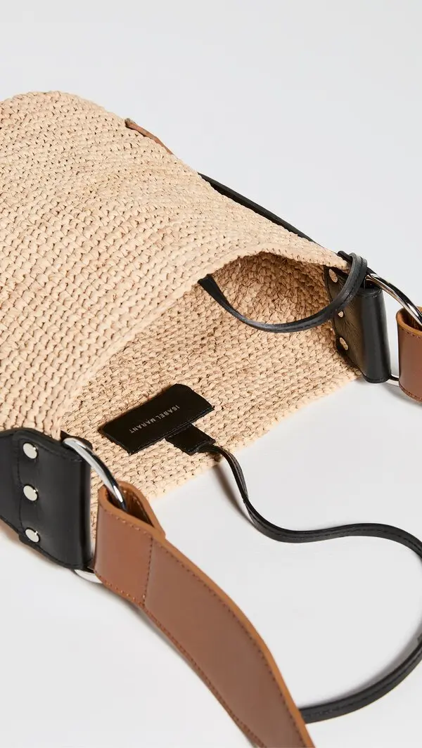Isabel Marant Étoile Mini Bayia Hobo Bag - Natural/cognac