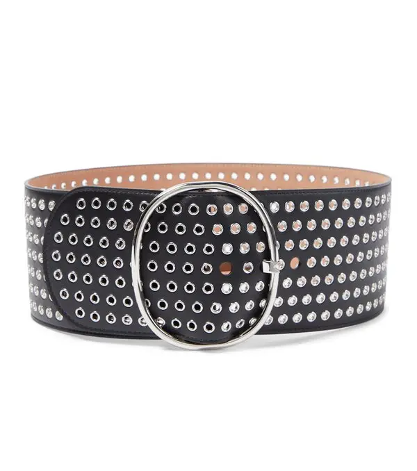 Alaïa Embellished Leather Belt