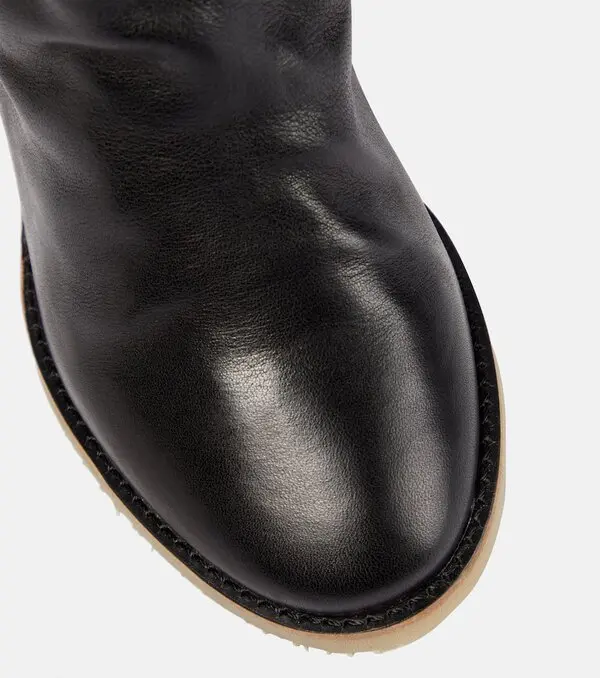 Isabel Marant Étoile Totam Wedge Leather Ankle Boots