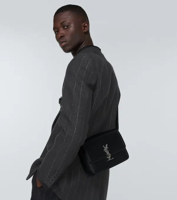 Saint Laurent Solferino Medium Leather Crossbody Bag