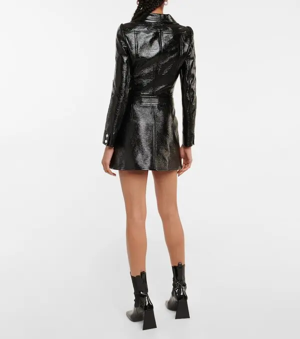 COURREGES Courrèges Logo Miniskirt - Black