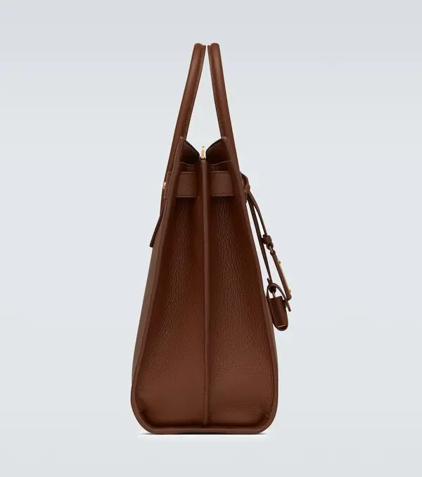 Saint Laurent Sac De Jour Thin Large Leather Tote Bag