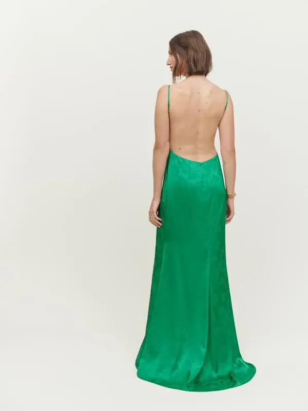 REFORMATION Allium Maxi Slip Dress