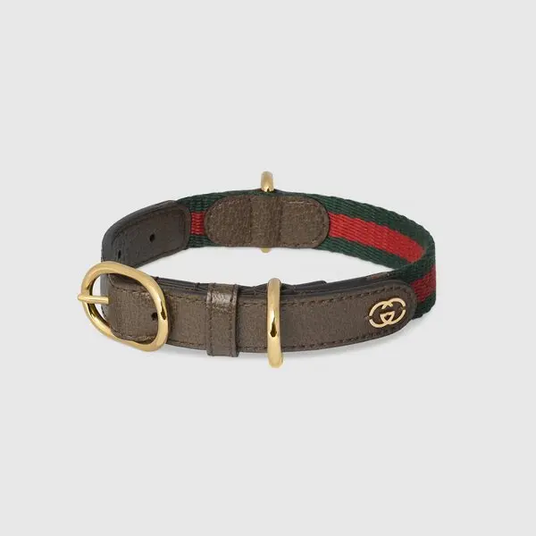 Gucci Pet Collar - Brown