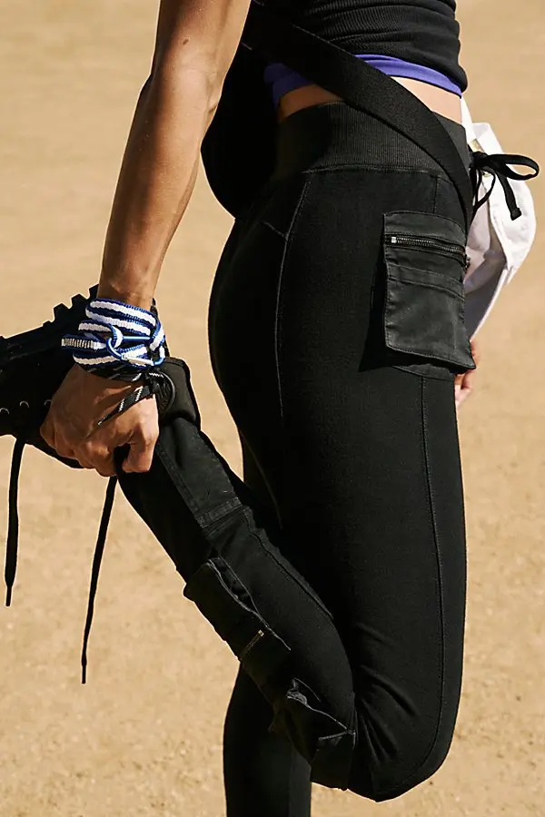 Free People Trail Leggings - Black