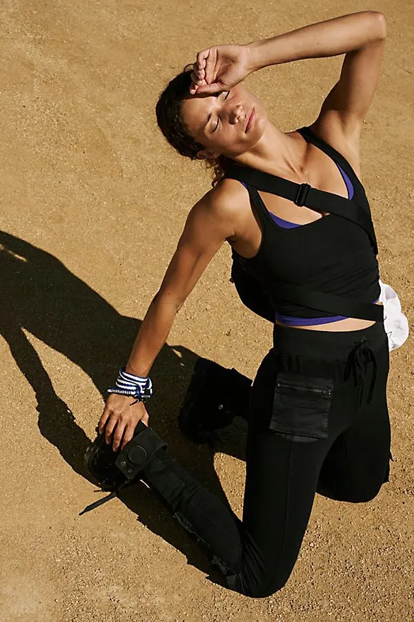 Free People Trail Leggings - Black