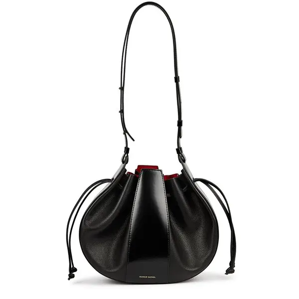 MANSUR GAVRIEL Lilium Small Blush Leather Bucket Bag