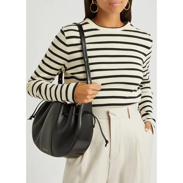 MANSUR GAVRIEL Lilium Small Blush Leather Bucket Bag
