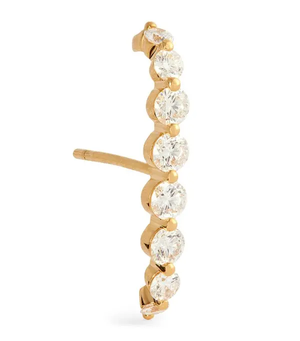 ANITA KO Floating Lobe Cuff Earring - Gold