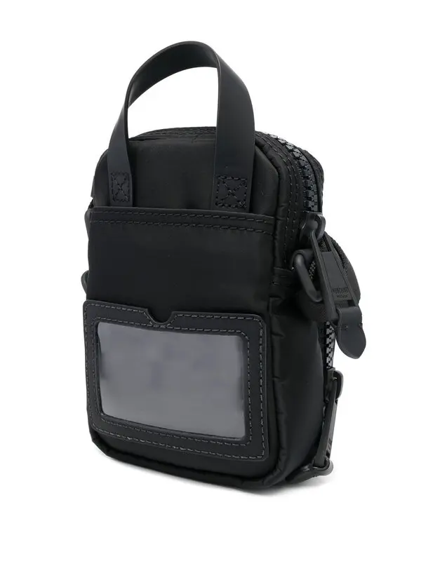 Moschino Print Zip-up Shoulder Bag