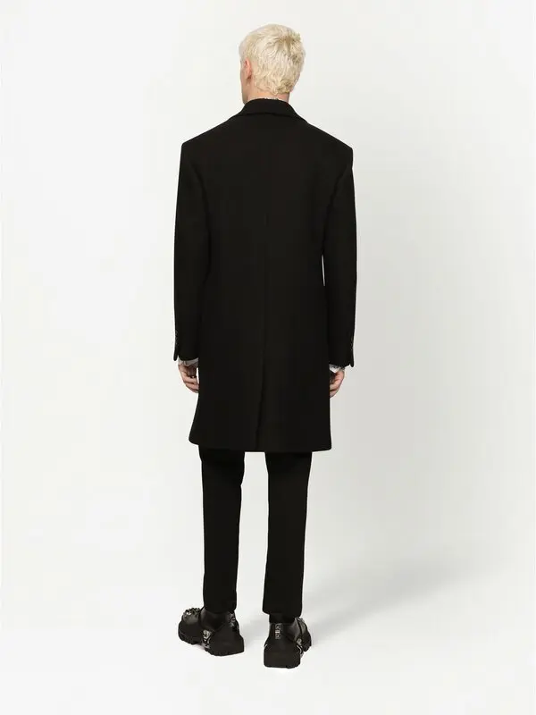 Dolce & Gabbana Single-breasted Wool Coat