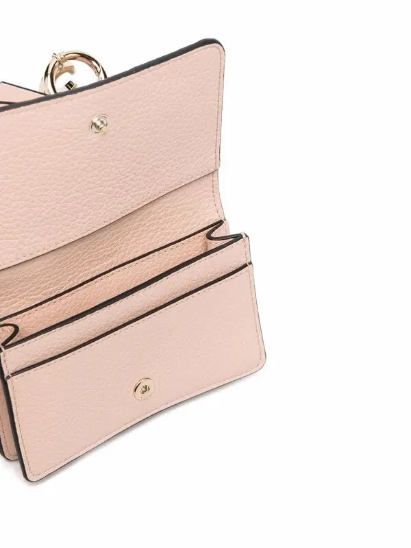 Chloé Logo-charm Leather Wallet