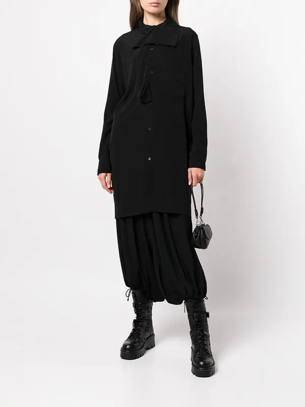 Y’s Cropped Tapered-leg Trousers