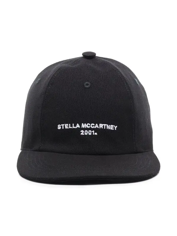 Stella McCartney Logo-embroidered Baseball Cap - Black
