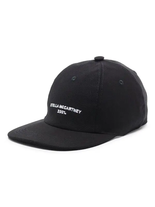 Stella McCartney Logo-embroidered Baseball Cap - Black