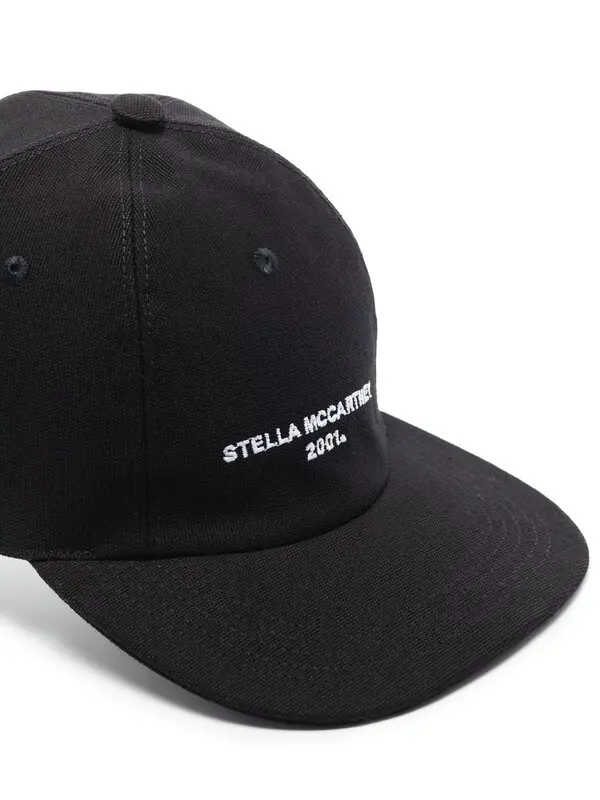 Stella McCartney Logo-embroidered Baseball Cap - Black