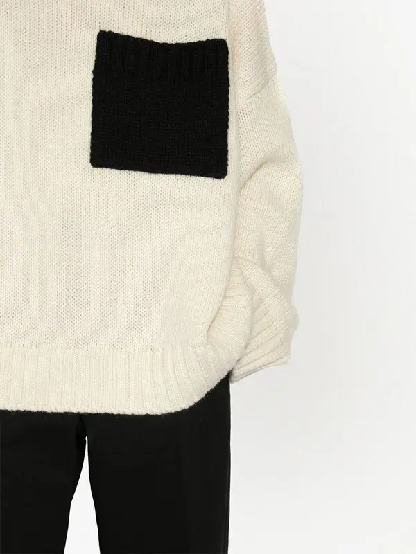 JW Anderson Patch-pocket Roll-neck Jumper