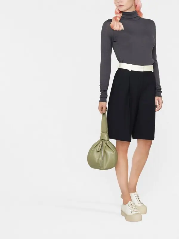 LEMAIRE Roll-neck Merino Jumper - Grey