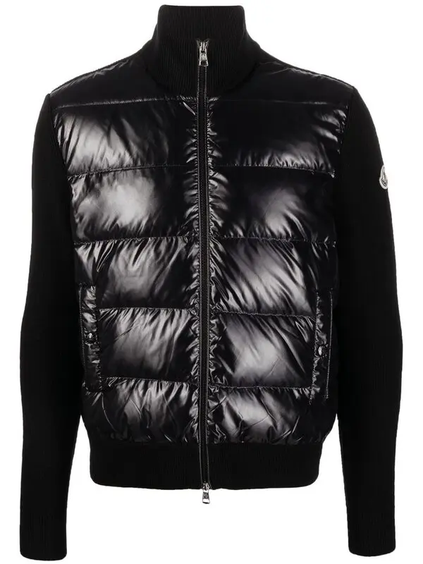 Moncler Zip-fastening Padded Jacket - Black