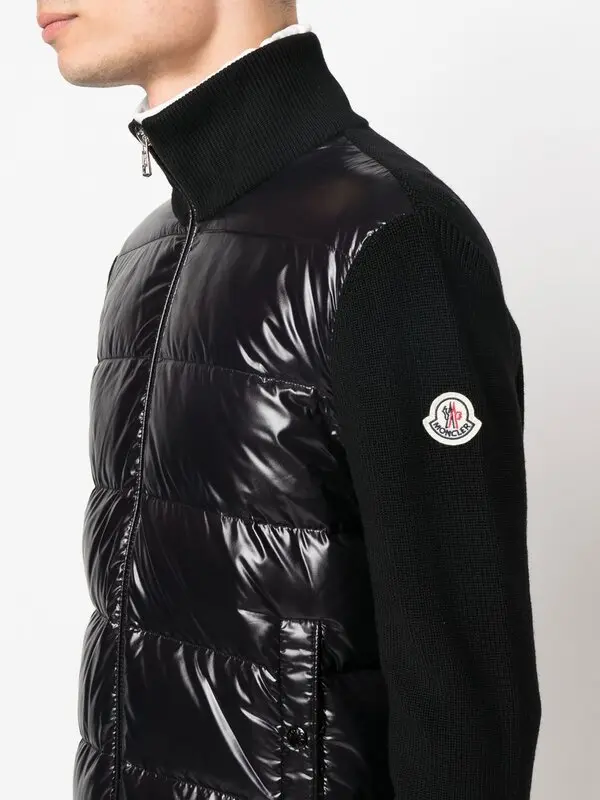 Moncler Zip-fastening Padded Jacket - Black