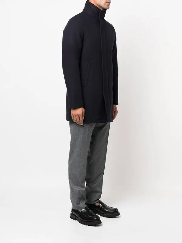Herno Single-breasted Fitted Coat