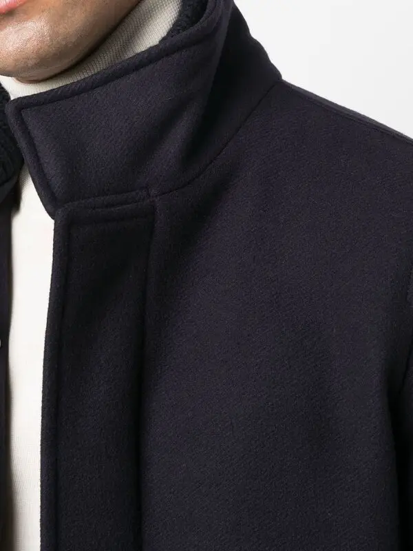 Herno Single-breasted Fitted Coat