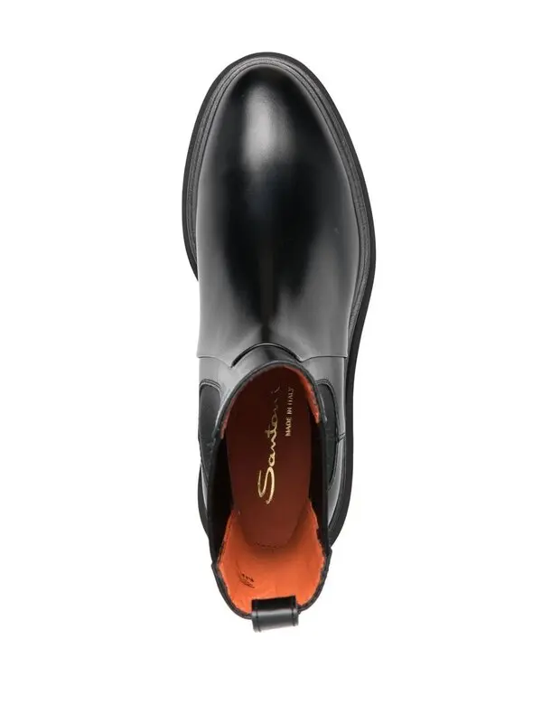 Santoni Elasticated Chelsea Boots