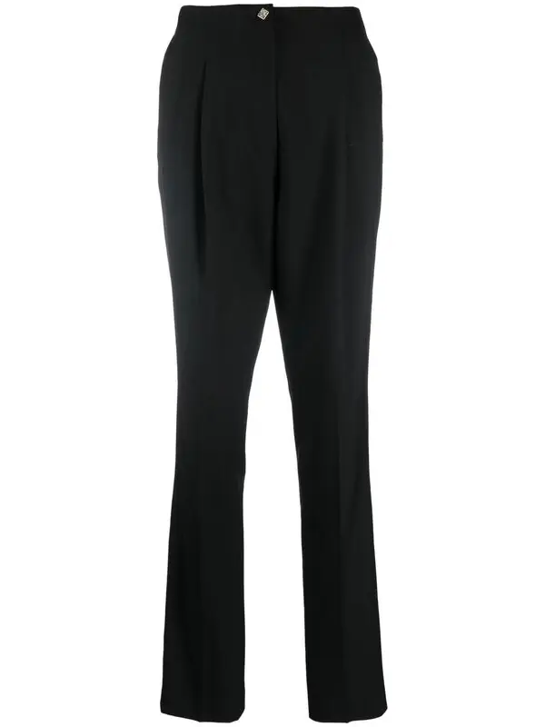 Rochas Pleat-detailored Trousers - Black