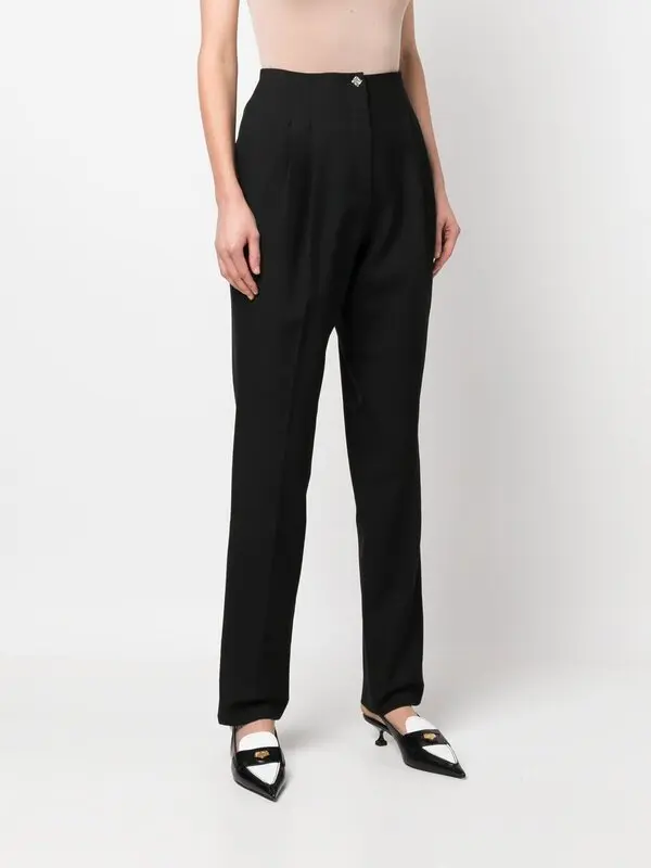Rochas Pleat-detailored Trousers - Black