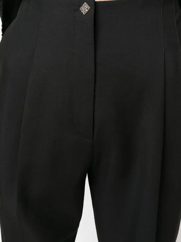 Rochas Pleat-detailored Trousers - Black