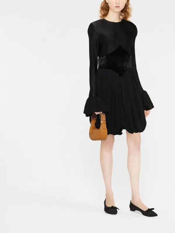 Rabanne Panelled Flare Dress