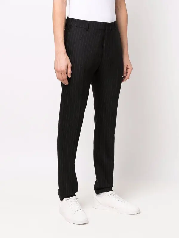 Ami Pinstriped Tapered Trousers