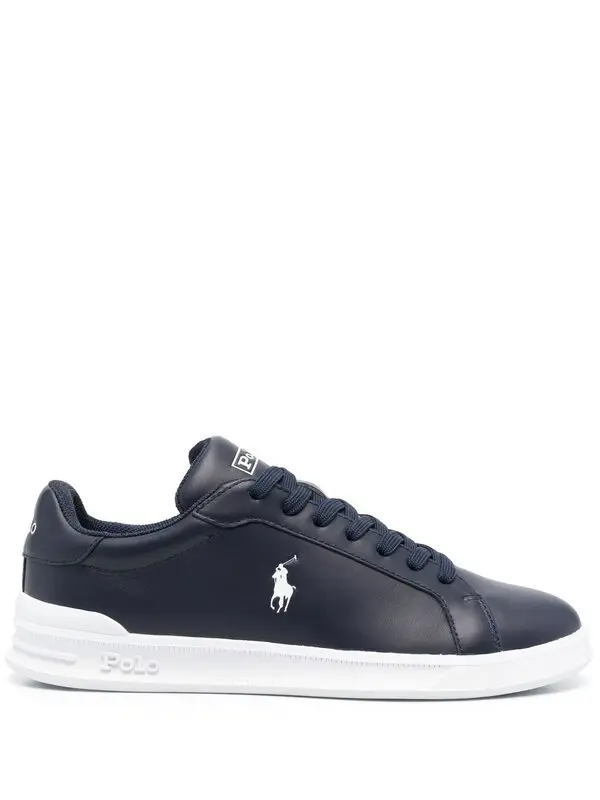 Polo Ralph Lauren Pony Logo Low-top Sneakers - Blue