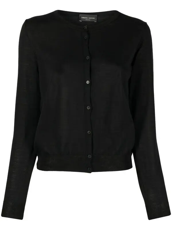 ROBERTO COLLINA Wool-knit Cardigan