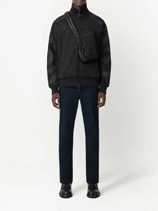Burberry Embroidered Monogram Straight-leg Trousers