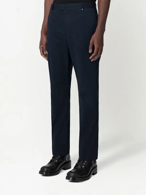 Burberry Embroidered Monogram Straight-leg Trousers