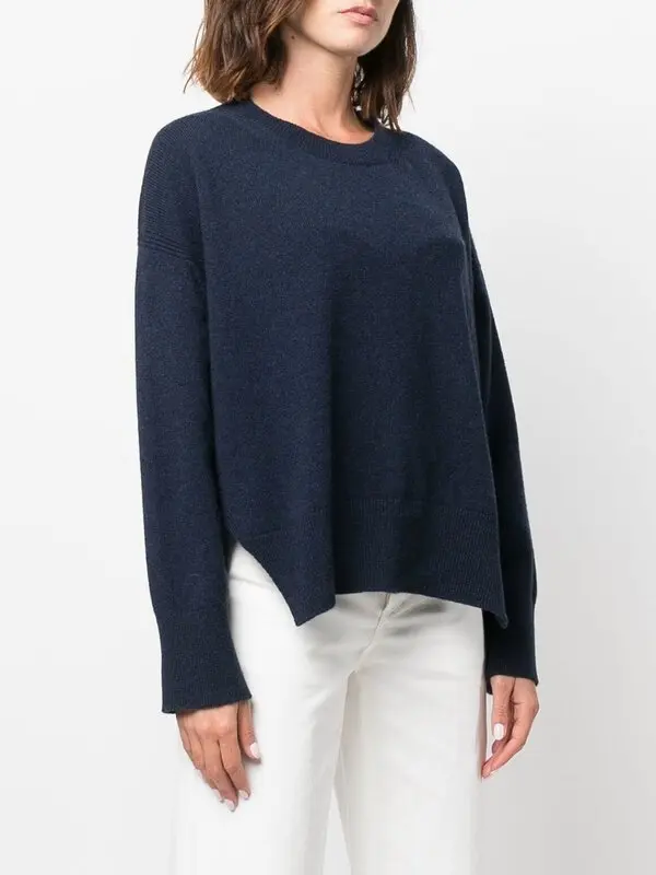 BARRIE Iconic Cashmere Pullover - Blue