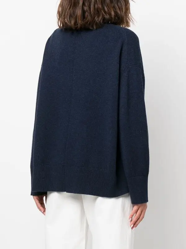 BARRIE Iconic Cashmere Pullover - Blue