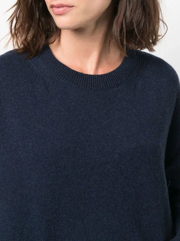 BARRIE Iconic Cashmere Pullover - Blue