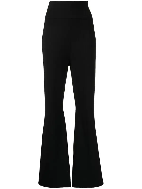 Stella McCartney High-waisted Flared-leg Trousers