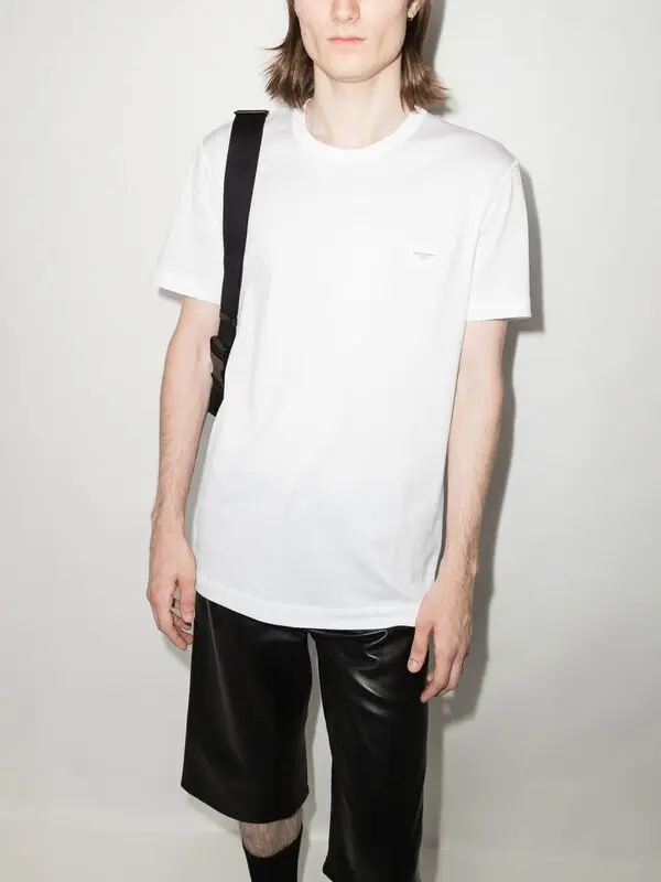 Dolce & Gabbana Logo-tag Cotton T-shirt - White
