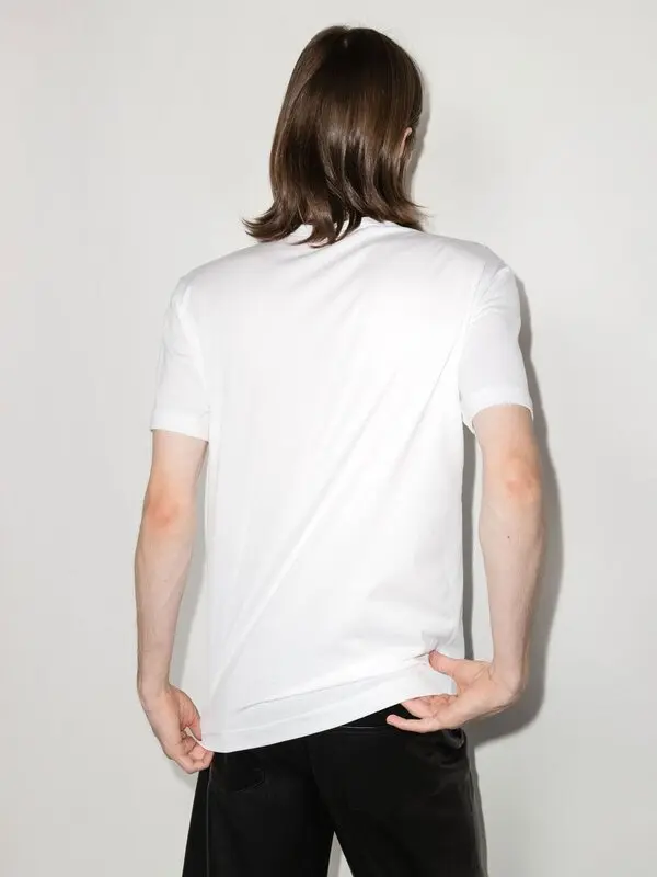 Dolce & Gabbana Logo-tag Cotton T-shirt - White