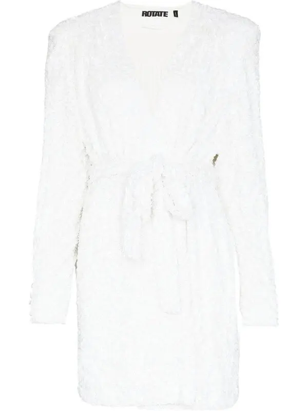 Remain Birger Christensen Samantha Sequin Dress - White