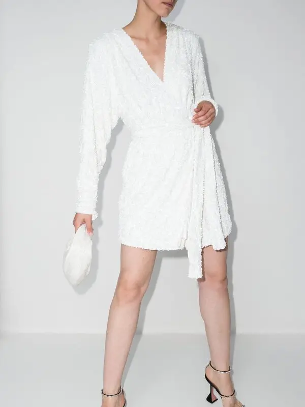 ROTATE BY BIRGER CHRISTENSEN Samantha Sequin-embellished Mini Dress