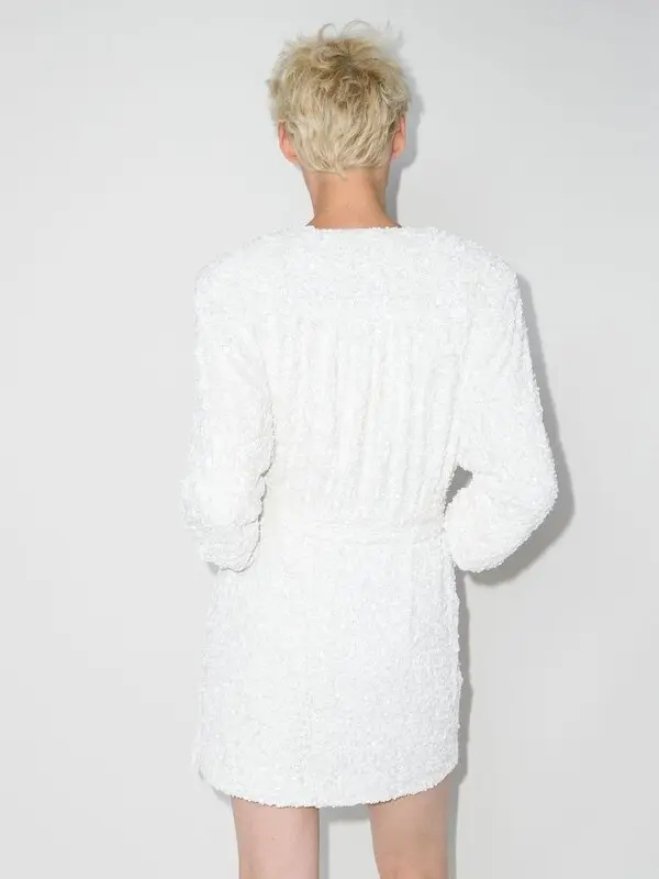 ROTATE BY BIRGER CHRISTENSEN Samantha Sequin-embellished Mini Dress