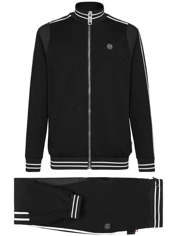Philipp Plein Logo-plaque Tracksuit Set - Black