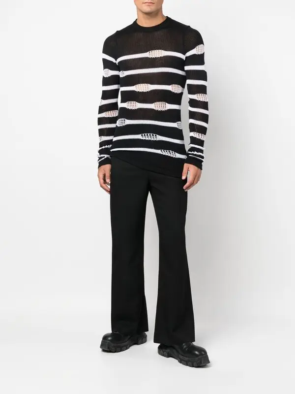 Balmain Wide-leg Trousers - Black